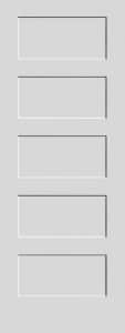 5 Panel True Shaker – Discount Door & Trim